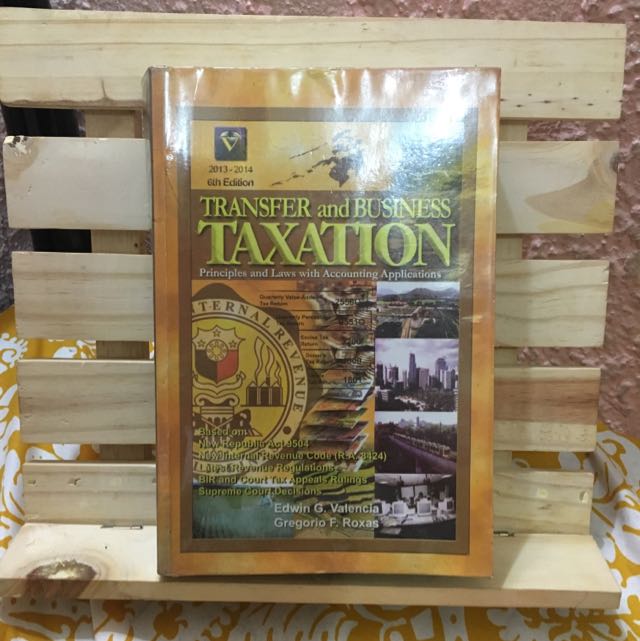 Transfer And Business Taxation By Valencia & Roxas, Hobbies & Toys ...
