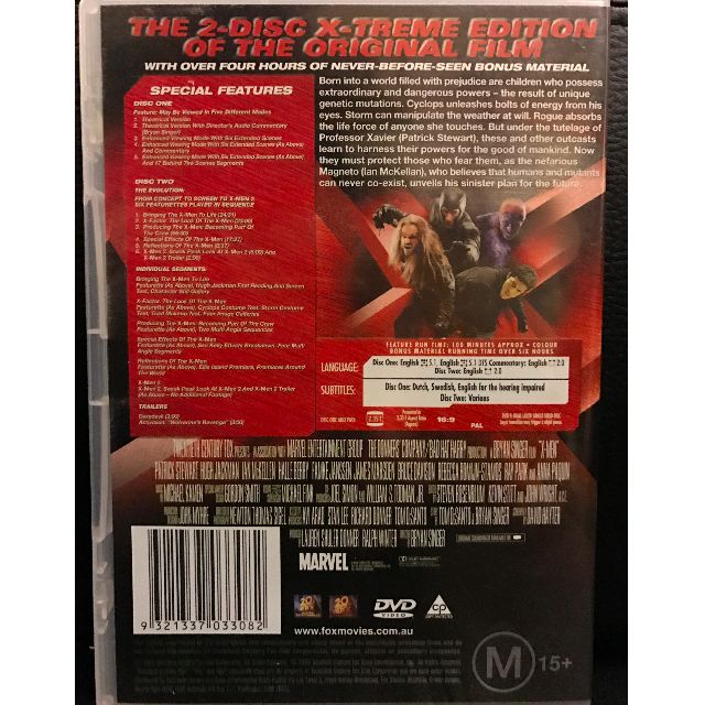 X-Men 2-Disc Extreme Edition DVD, Hobbies & Toys, Music & Media, CDs ...