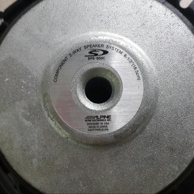 Alpine SPS-600C Car Speaker, Car Accessories on Carousell