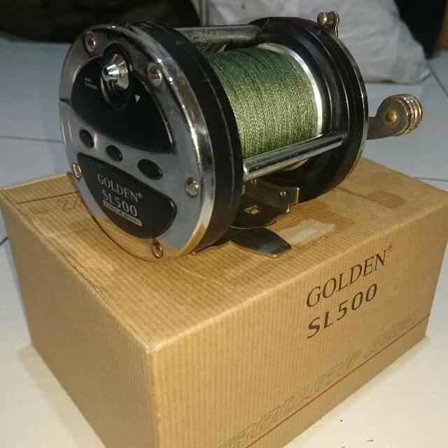 GOLDEN SL500 Trolling Reel, Sports Equipment, Fishing on Carousell