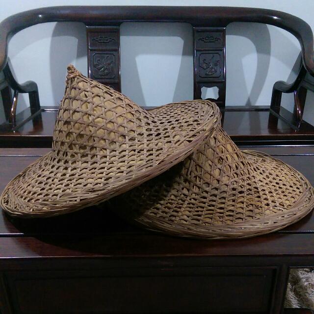 Asian Conical Weave Coolie Hat, Hobbies & Toys, Stationery & Craft ...
