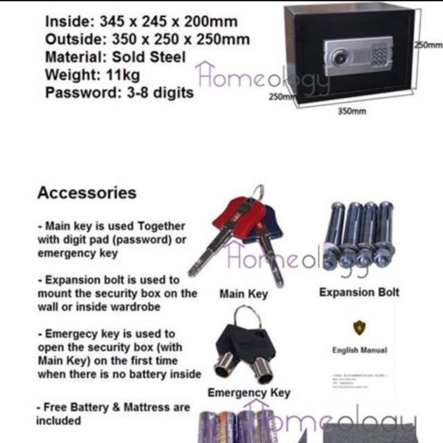 BNWB Security Box, Furniture & Home Living, Home Improvement ...