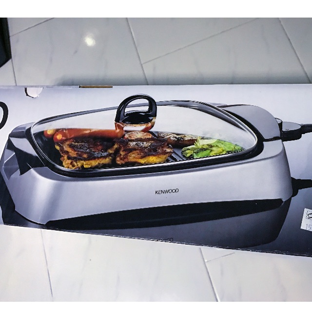 Brand New ini BOX Kenwood Health Grill HG266, TV & Home Appliances ...