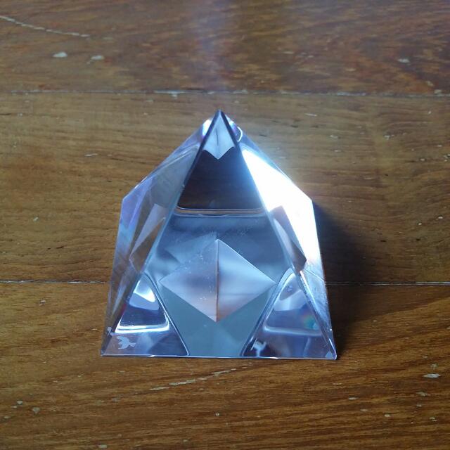 Crystal Double Pyramid, Hobbies & Toys, Religious Items on Carousell