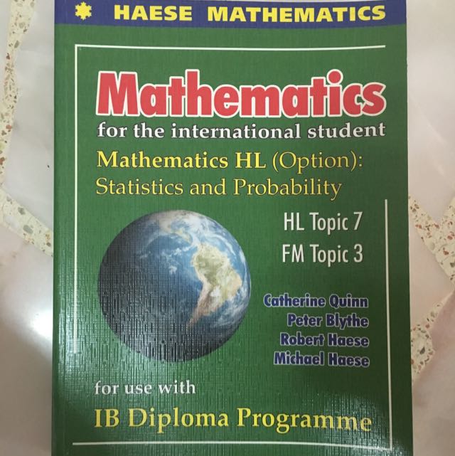 IB HL Math Statistics And Probability, Hobbies & Toys, Books ...