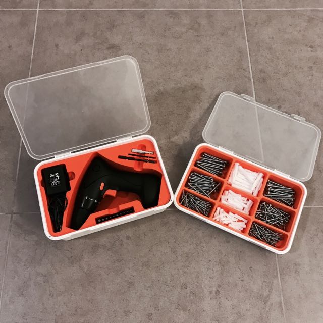 IKEA FIXA Cordless Drill + Screw & Plug Set, Furniture & Home Living ...