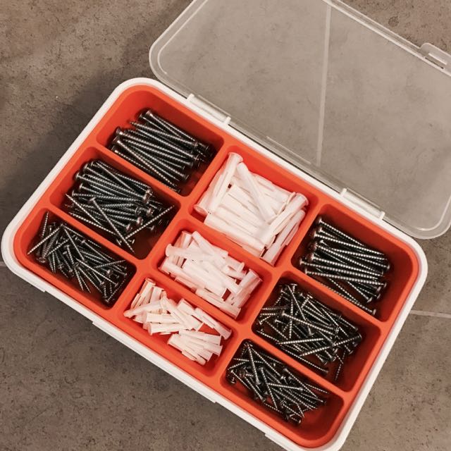 IKEA FIXA Cordless Drill + Screw & Plug Set, Furniture & Home Living ...