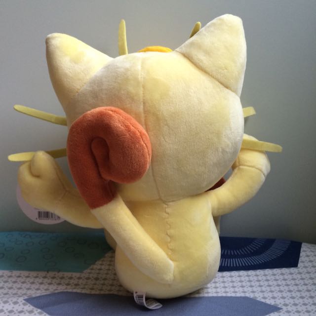 Pokemon Meowth Plush Toy, Hobbies & Toys, Toys & Games on Carousell