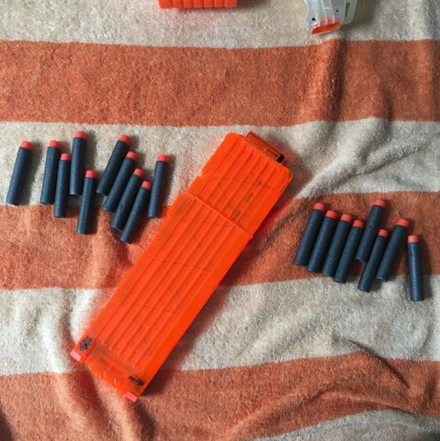 Nerf Cs 18 Clip With Hard Tip Darts Hobbies And Toys Toys And Games On