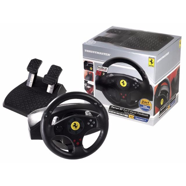 Thrustmaster Ferrari GT 2in1 Force Feedback Racing Wheel, Video Gaming ...