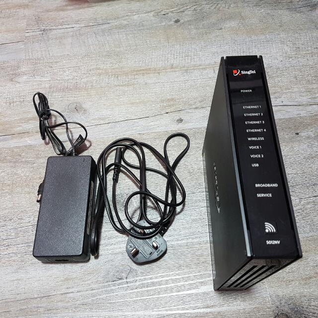 Used Singtel Wifi Router Modem, Computers & Tech, Parts & Accessories ...