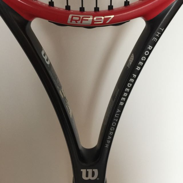 Wilson Pro Staff RF97 Autograph Racquet (red And Black), Sports ...