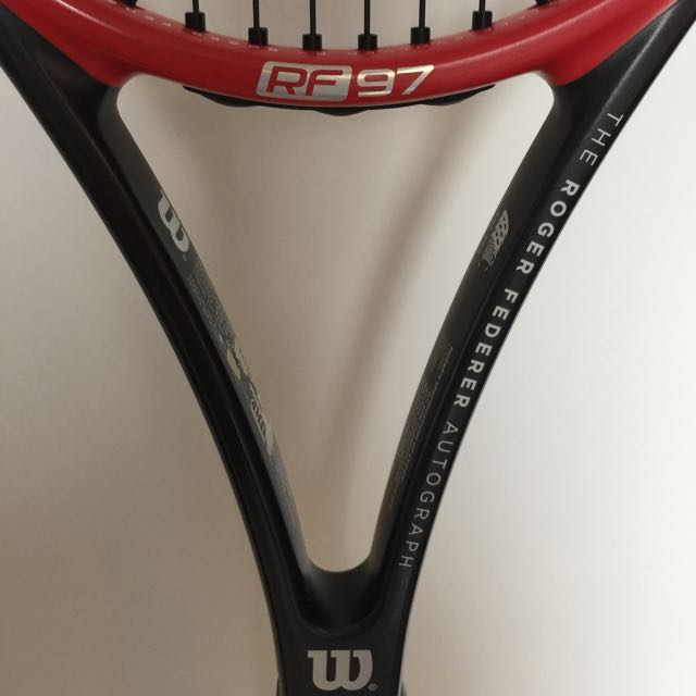 Wilson Pro Staff RF97 Autograph Racquet (red And Black), Sports ...