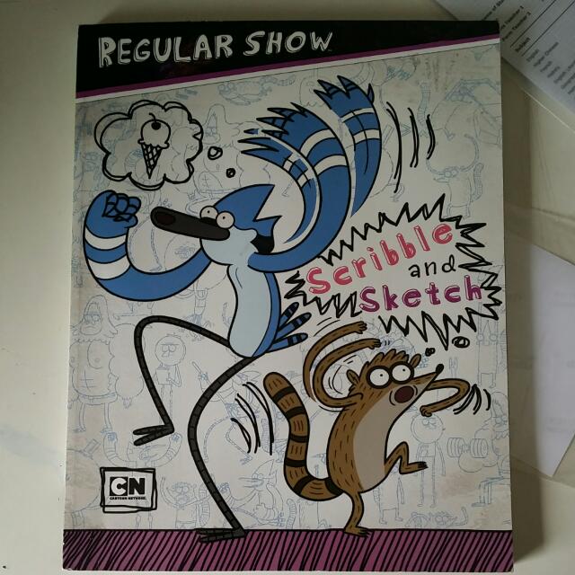 Cartoon Network Regular Show Scribble And Sketch Activity Book, Hobbies ...
