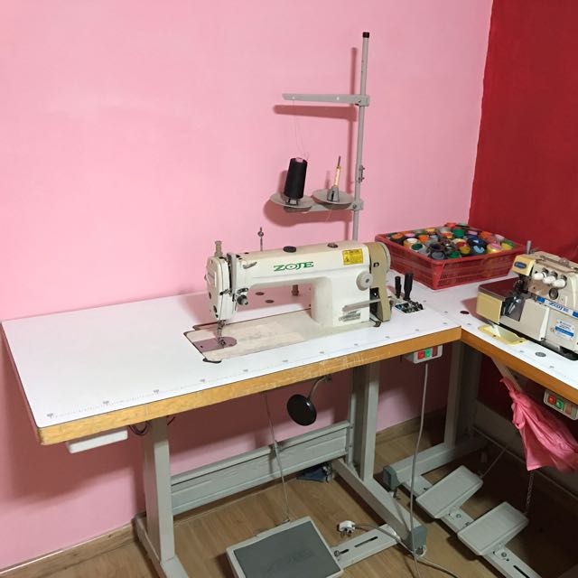Full Tailor Set With Edging Machine, Furniture & Home Living, Furniture ...