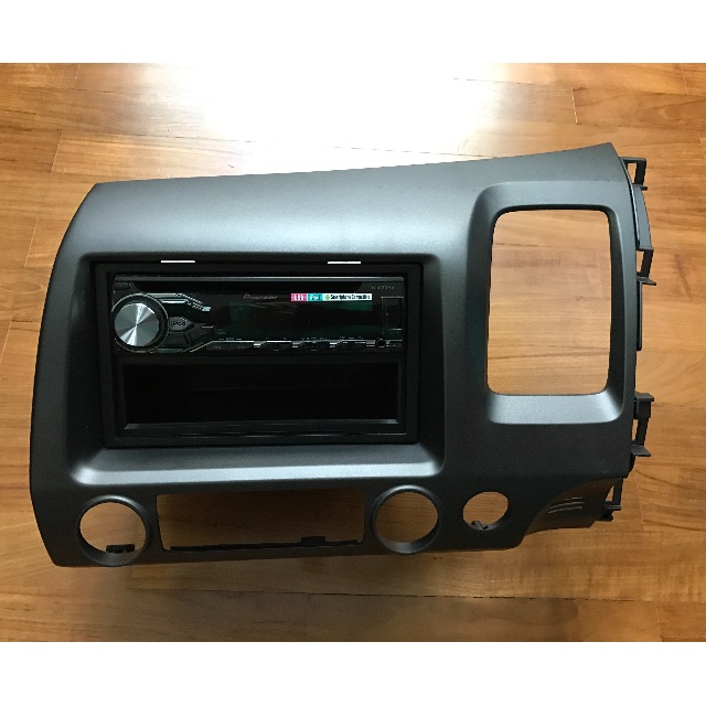 Honda Civic FD Head Unit Casing comes with Single Din Pioneer Head Unit ...