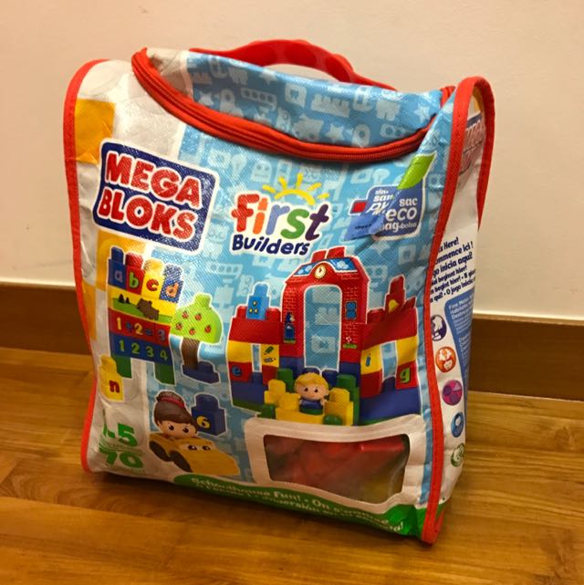 Mega Bloks First Builders 8375 1-5 Years SchoolHouse Fun, Hobbies & Toys, Toys & Games on Carousell