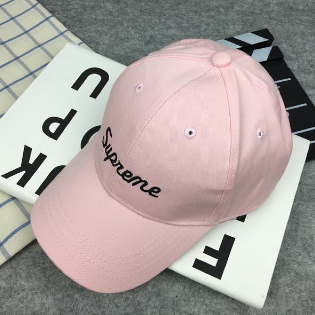 Supreme Baseball Cap (Pink), Women's Fashion, Watches & Accessories ...
