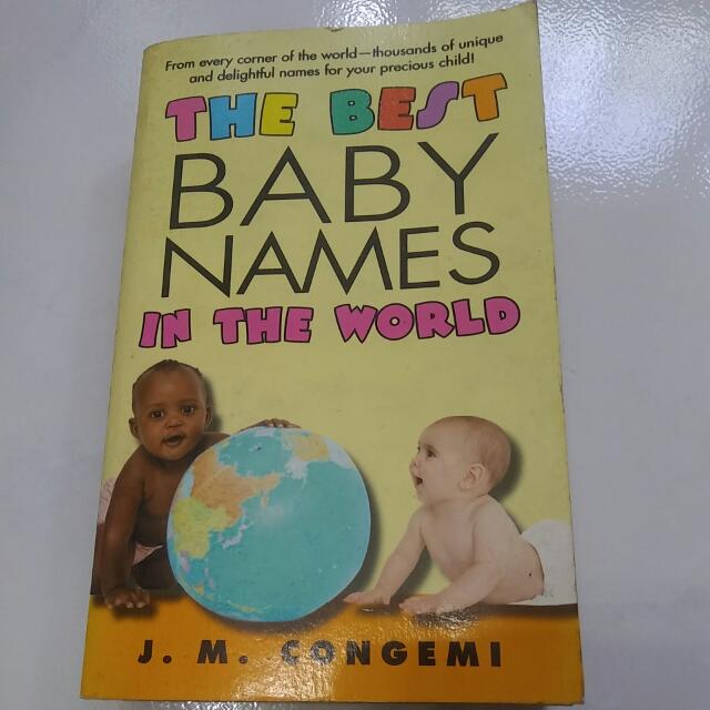 The Best Baby Names In The World., Hobbies & Toys, Books & Magazines ...