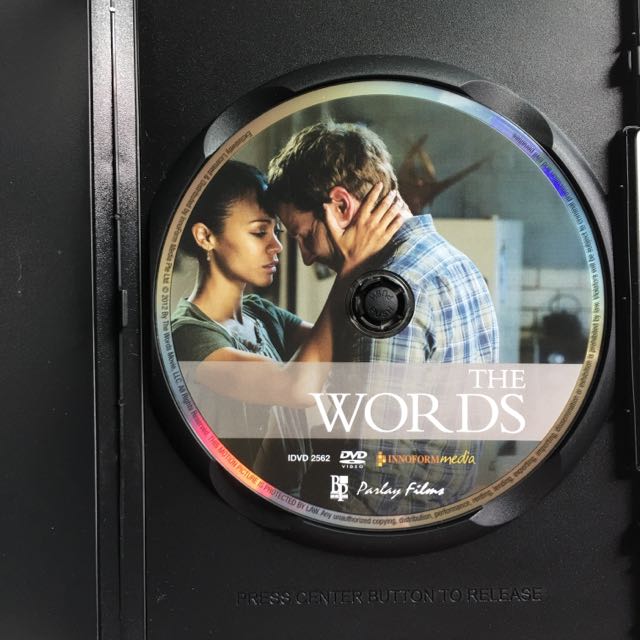 The Words DVD - Bradley Cooper, Jeremy Irons, Dennis Quaid, Hobbies ...