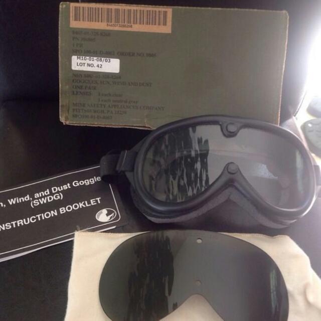 Us Army Gov.issue Goggle, Sports Equipment, Exercise & Fitness, Toning ...