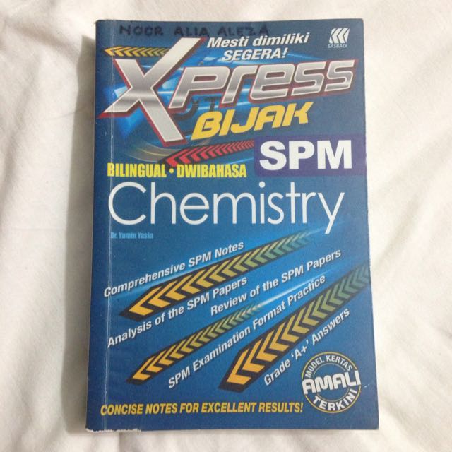 Xpress bijak dwibahasa SPM chemistry, Hobbies & Toys, Books & Magazines, Textbooks on Carousell
