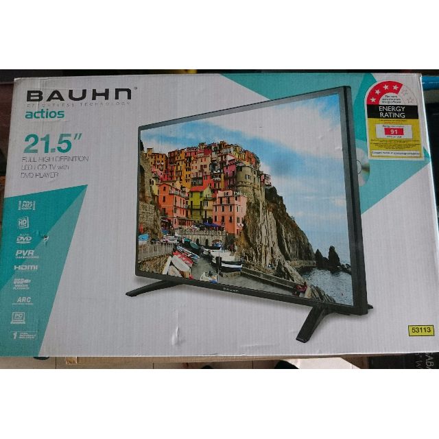 21" inch Full High Definition LED LCD TV with DVD Player PC Monitor ...