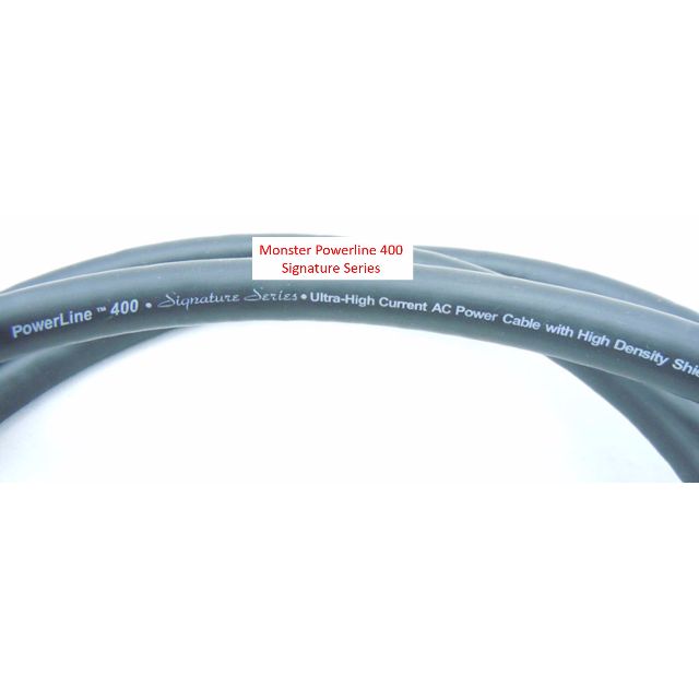 Audiophile POWER Cable 2/4 - Monster Powerline 400 Signature Series ...