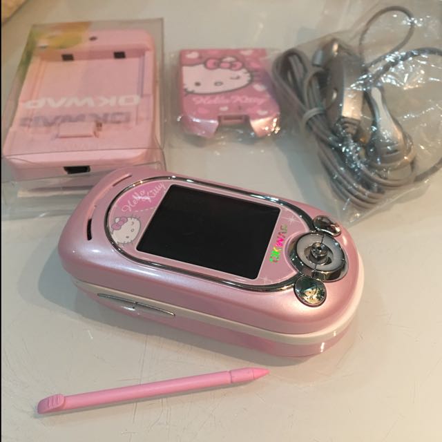 R-Authentic Hello Kitty Collectibles Okwap A236 Slide GSM Mobile Phone ...