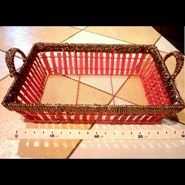 Matel Hamper Basket, Furniture & Home Living, Home Decor, Other Home ...