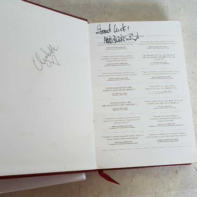 Herbalife Mark Hughes Vision Journal, Everything Else on Carousell
