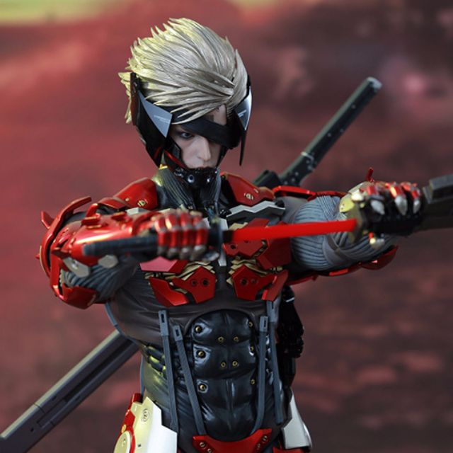Hot Toys Metal Gear Rising Revengeance 1/6 Red Raiden Inferno Version ...