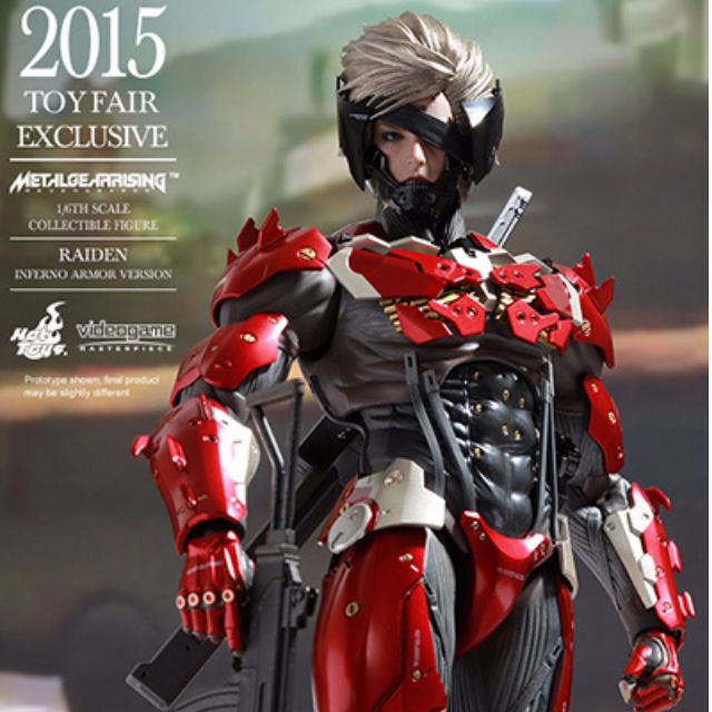 Hot Toys Metal Gear Rising Revengeance 1/6 Red Raiden Inferno Version ...