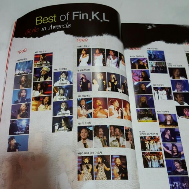 Legendary Kpop Girls Group Fin.K.L 10th Anniversary Book Project ...