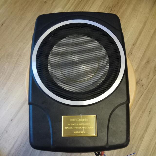 Mbq Audio Active Subwoofer, Car Accessories on Carousell