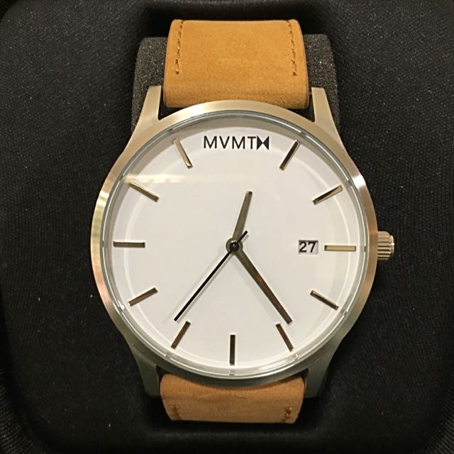 MVMT Men's Watch Classic Series White/ Tan Leather, Mobile Phones ...