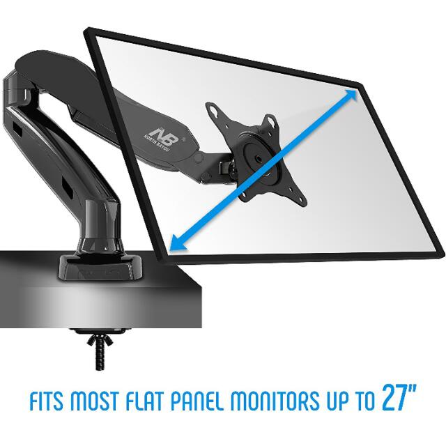 NB F80 Gas Spring Monitor Arm w 2 USB 3.0, Computers & Tech, Parts ...