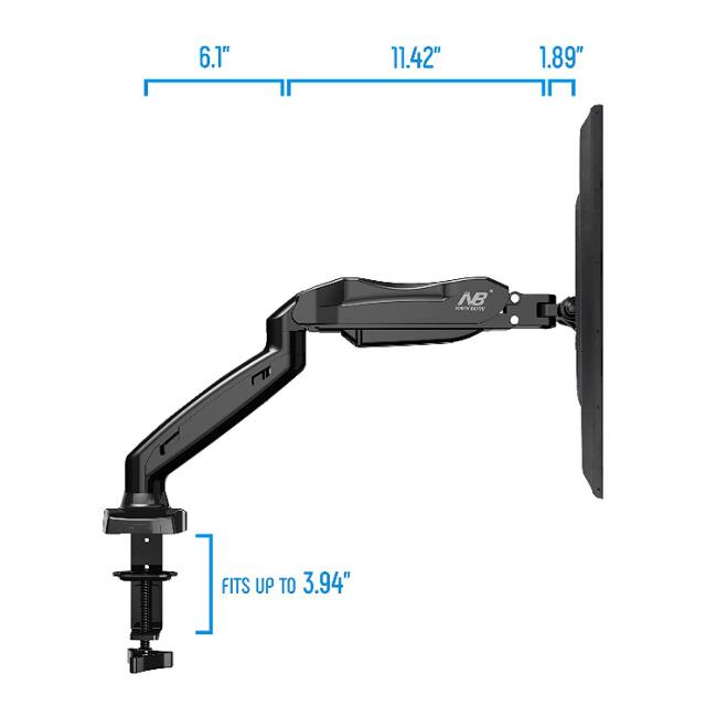 NB F80 Gas Spring Monitor Arm w 2 USB 3.0, Computers & Tech, Parts ...