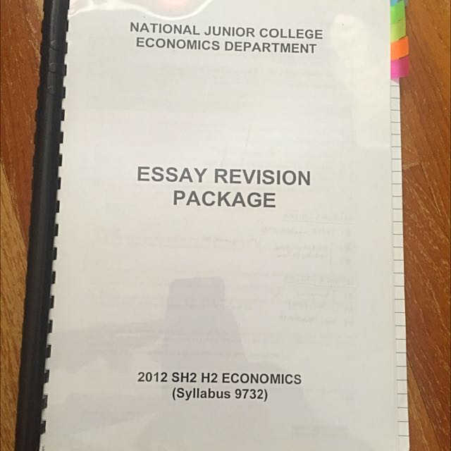 NJC H2 Econs Essay + Case Study Revision Package, Hobbies & Toys, Books ...