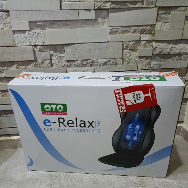 OTO e-Relax EASY BACK MASSAGE EX 850, Health & Nutrition, Massage Devices on Carousell
