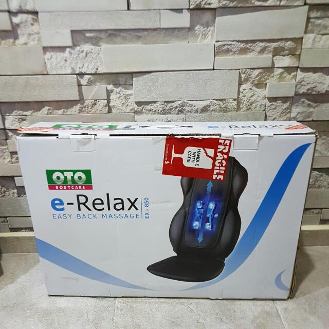 OTO e-Relax EASY BACK MASSAGE EX 850, Health & Nutrition, Massage ...