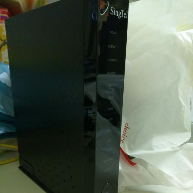 Singtel Fibre Broadband Modem, Computers & Tech, Parts & Accessories ...