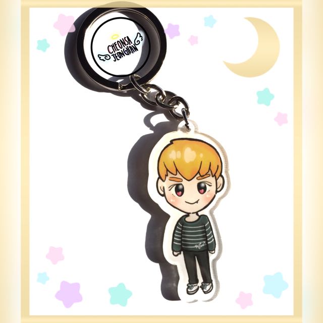SVT Mingyu Fanart Keychain by cheonsa.jeonghan, Entertainment, K-Wave ...