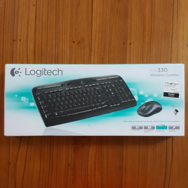 Wireless Keyboard & Mouse LOGITECH MK330, Computers & Tech, Parts ...