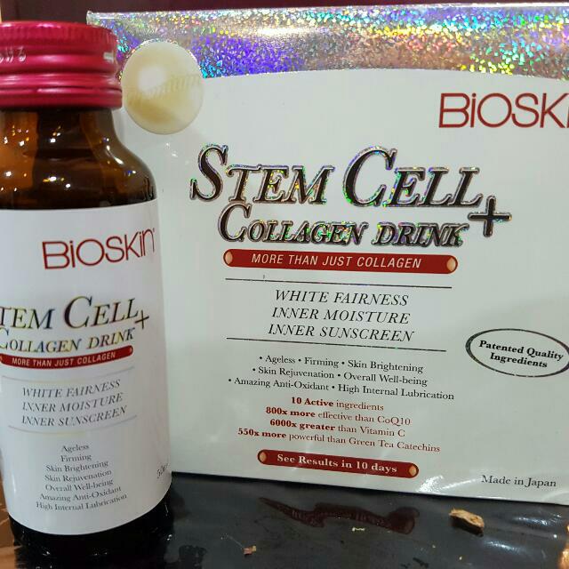 Brand New Bioskin Stem Cell Collagen Drink (50ml), Health & Nutrition, Health Supplements ...