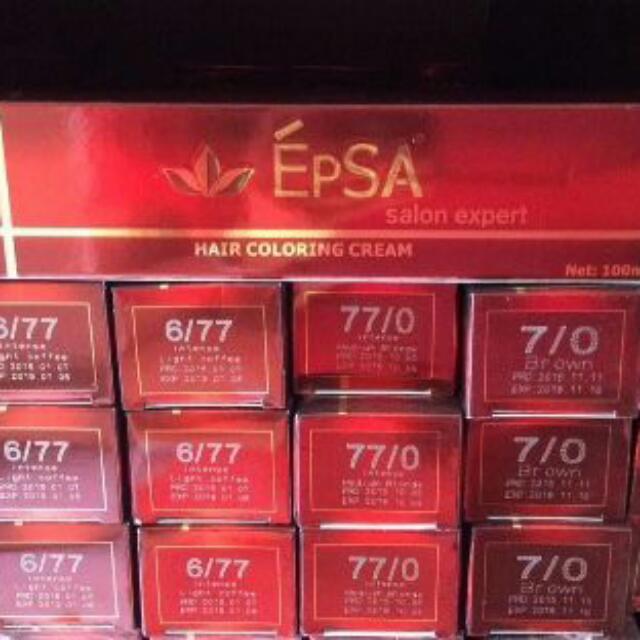 Epsa Hair Color Cream Set, Beauty & Personal Care, Hair on Carousell