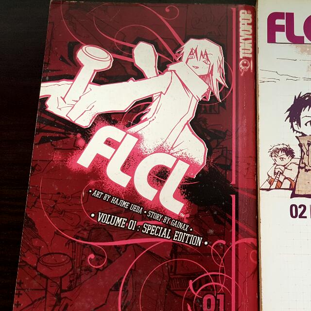 FLCL Manga Vol. 1-2 by Hajime Ueda And GAINAX, Hobbies & Toys ...