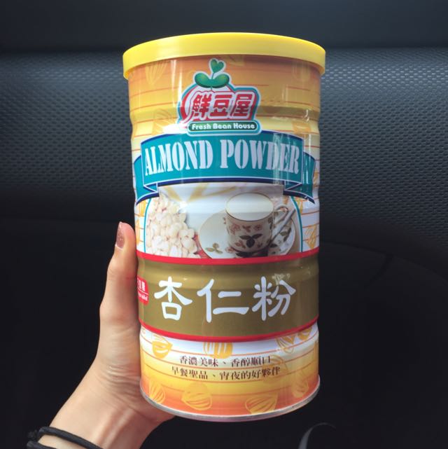 Healthy Almond Powder Tea Drink Taiwan 600g, Health & Nutrition, Health ...