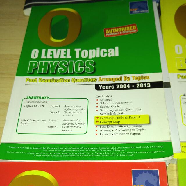 O Level Study Material, Hobbies & Toys, Books & Magazines, Textbooks on ...