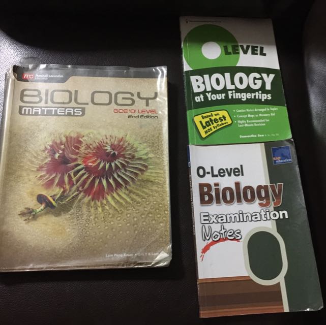Pure Biology O Levels Textbook And Summarized Examination Notes ...
